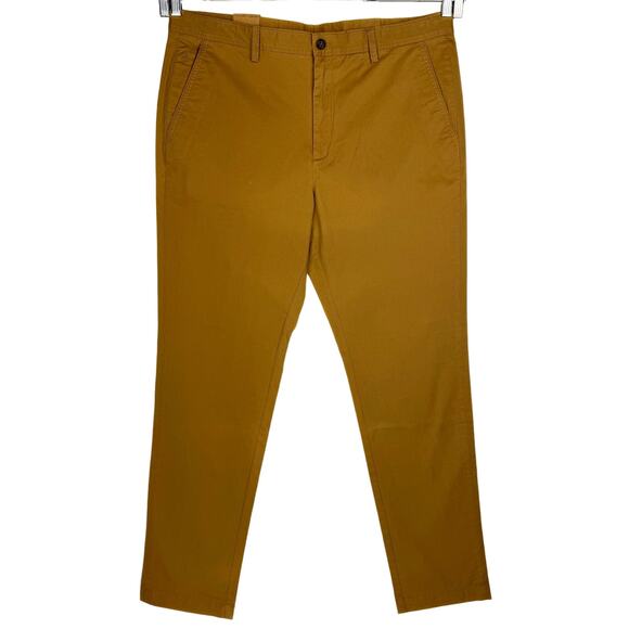 Cigar Couture | Pants | Nwt Cigar Couture Tan Cotton Basic Straight Leg ...